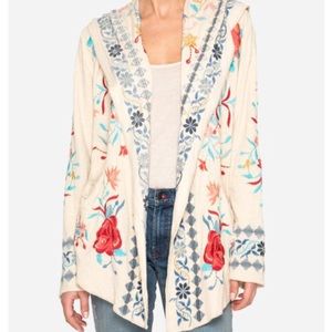 Johnny Was | Sweaters | Nwt Johnny Was Boho Floral Hooded Cardigan ...